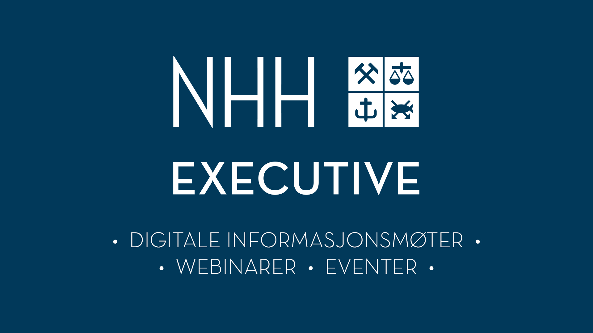 NHH Executive webinarer og eventer | NHH